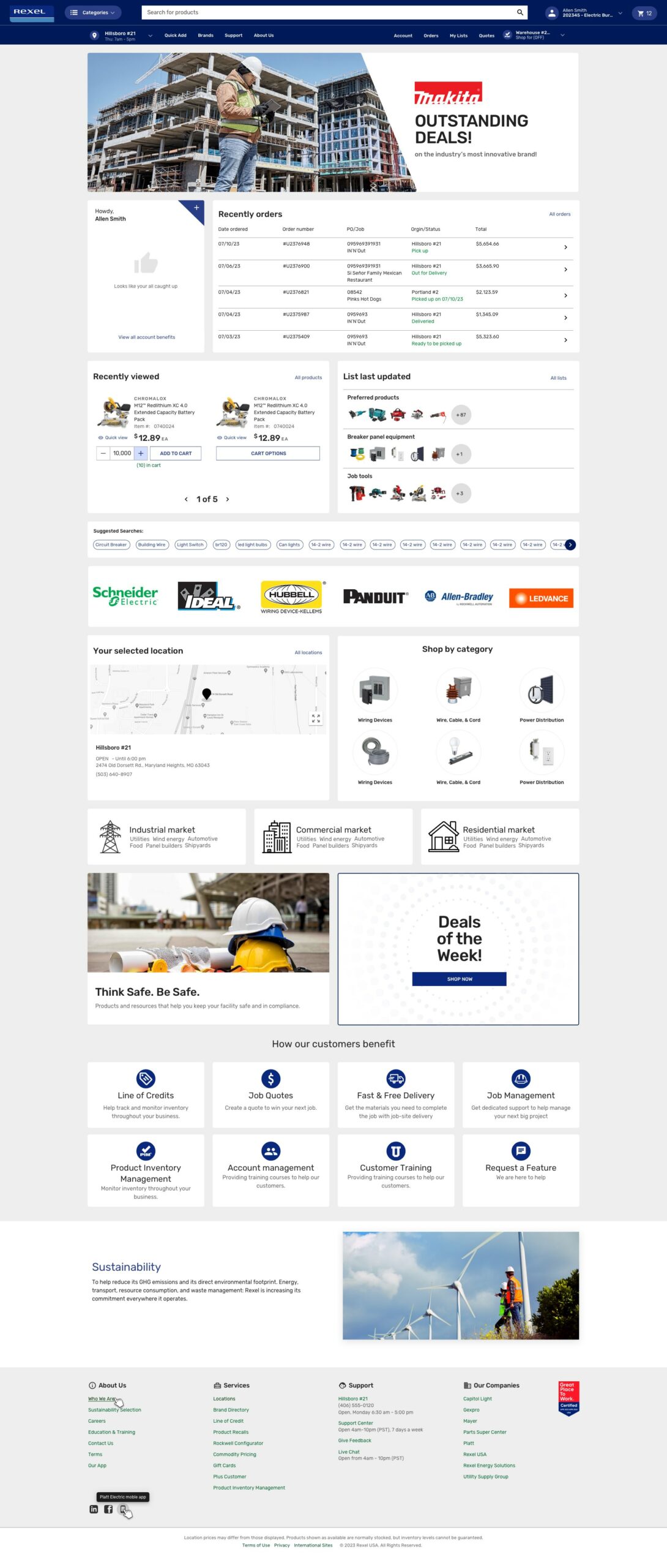 Rexel USA – Storefront – Polished Designs